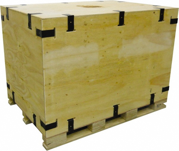 packIQ - Bulk Storage Container: Collapsible Wood Crate | MSC Direct
