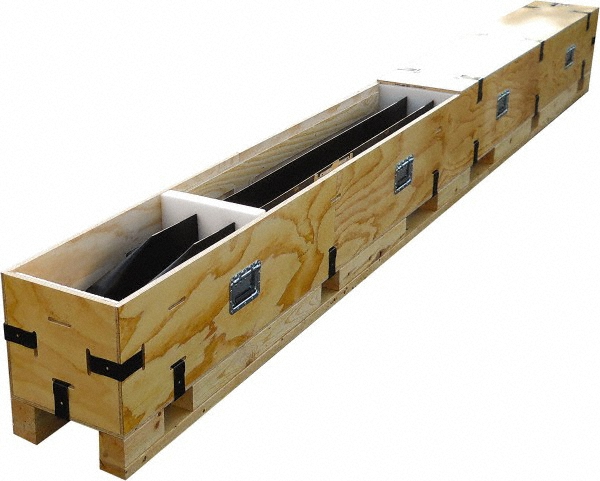 packIQ - Bulk Storage Container: Collapsible Wood Crate | MSC Direct