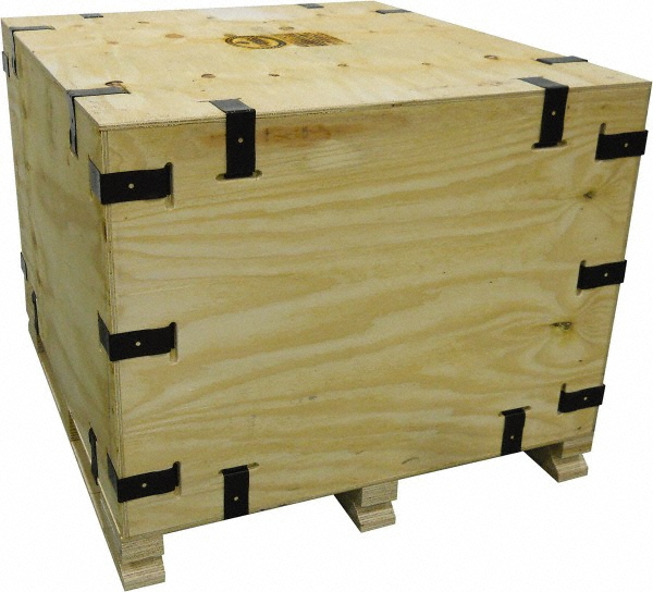 packIQ - Bulk Storage Container: Collapsible Wood Crate | MSC Direct