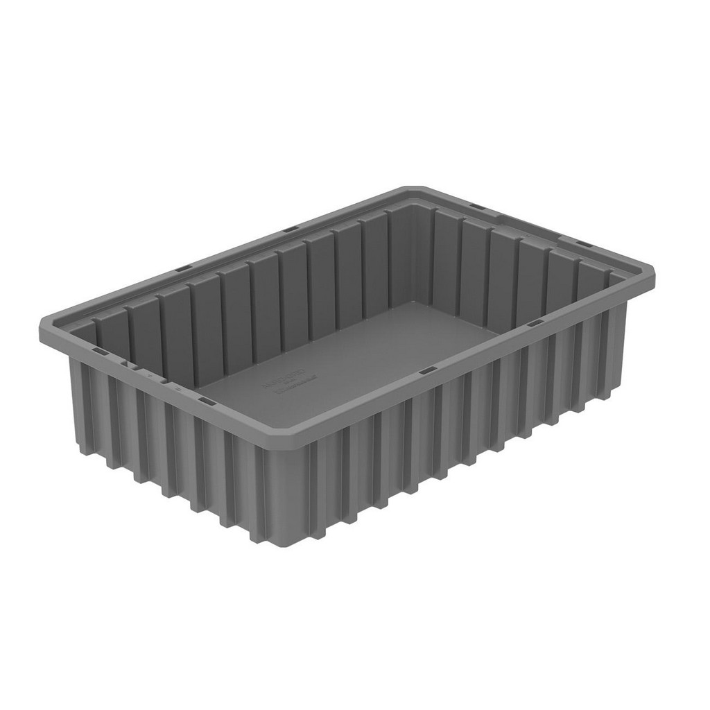 Akro-Mils - Bins: Bin Style: Dividable Storage Tote; Shape: Rectangle ...