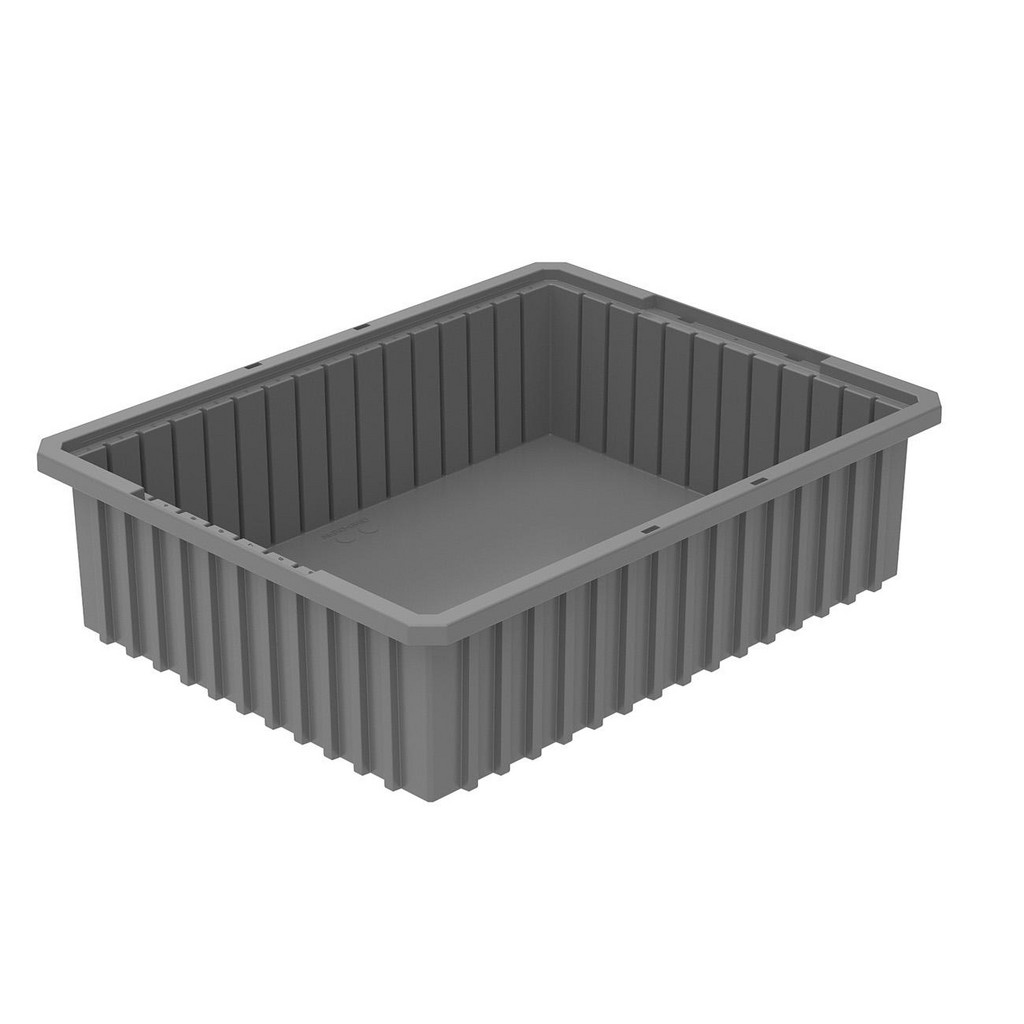 Akro-Mils - Bins: Bin Style: Dividable Storage Tote; Shape: Rectangle ...