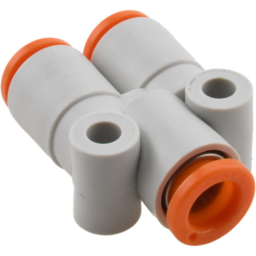 SMC PNEUMATICS - Push-to-Connect Push-to-Connect Fitting: Y Connector ...