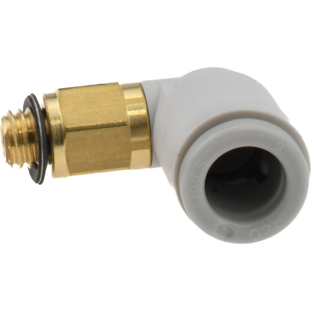 SMC PNEUMATICS - Push-to-Connect Push-to-Connect Fitting: Elbow, M5x0.8 ...