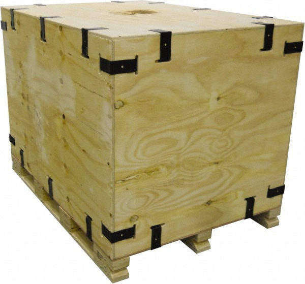 packIQ - Bulk Storage Container: Collapsible Wood Crate | MSC Direct