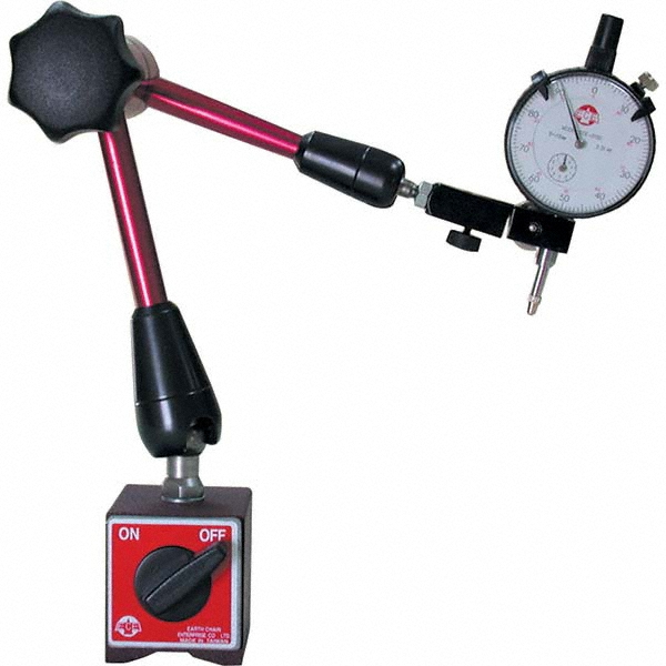 Techniks - Magnetic Indicator Base: 2-3/8" Base Length, 2" Base Width ...
