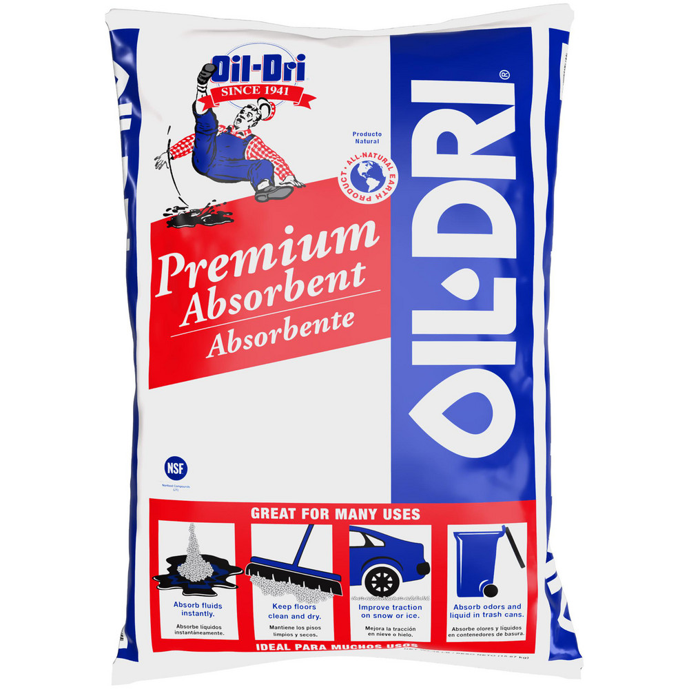 Oil-Dri™ - Absorbent: 35 lb Bag, Granular, General Absorbent | MSC Direct