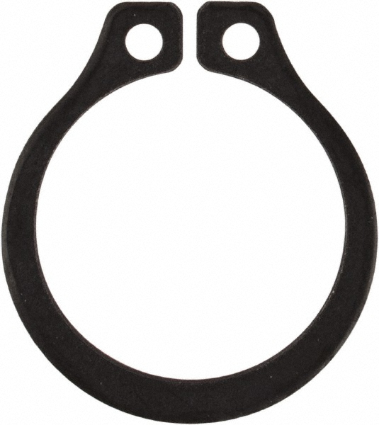 Rotor Clip - External Snap Retaining Ring: 0.412" Groove Dia, 7/16 ...