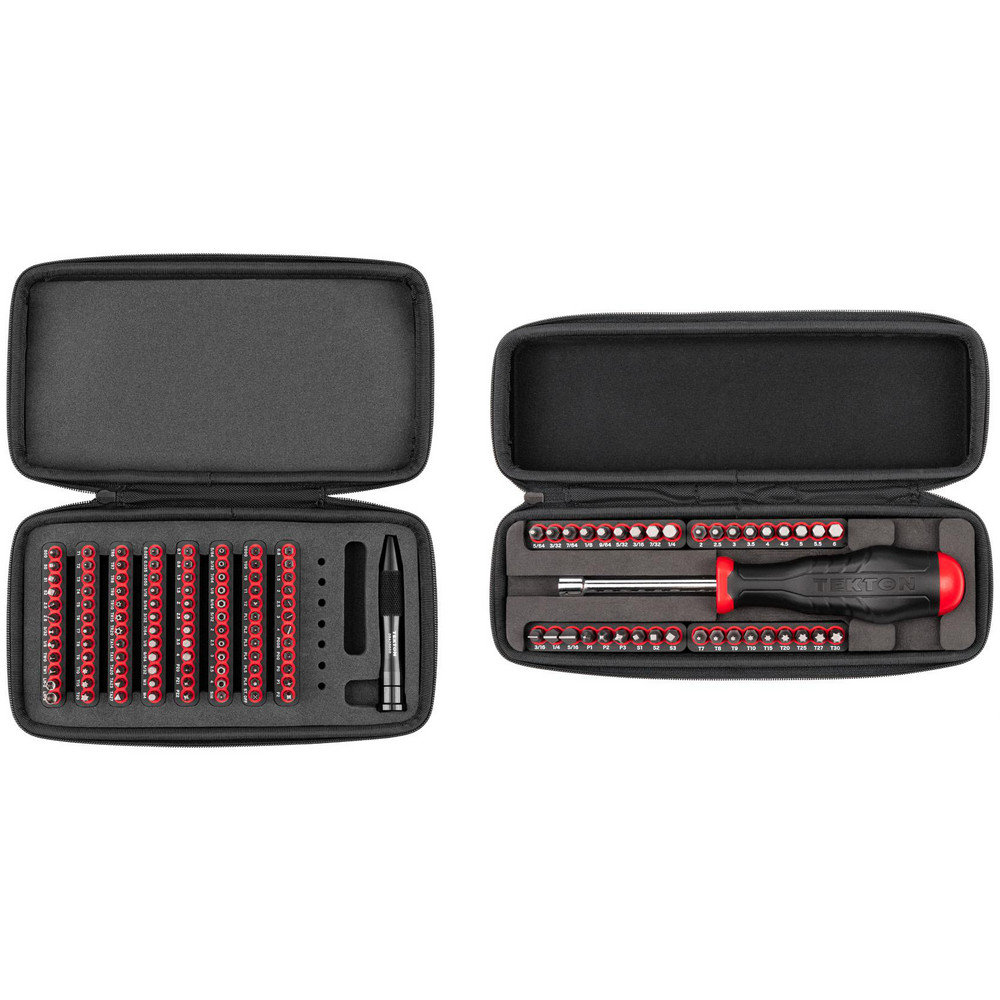 Tekton - Screwdriver Bit Sets: Set Type: Mixed Bit; Tip Type: Assorted ...