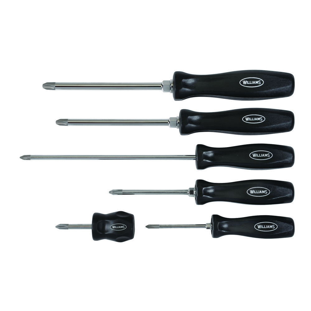Williams - 6PC #1-#4 PHILLIPS SCREWDRIVER | MSC Direct