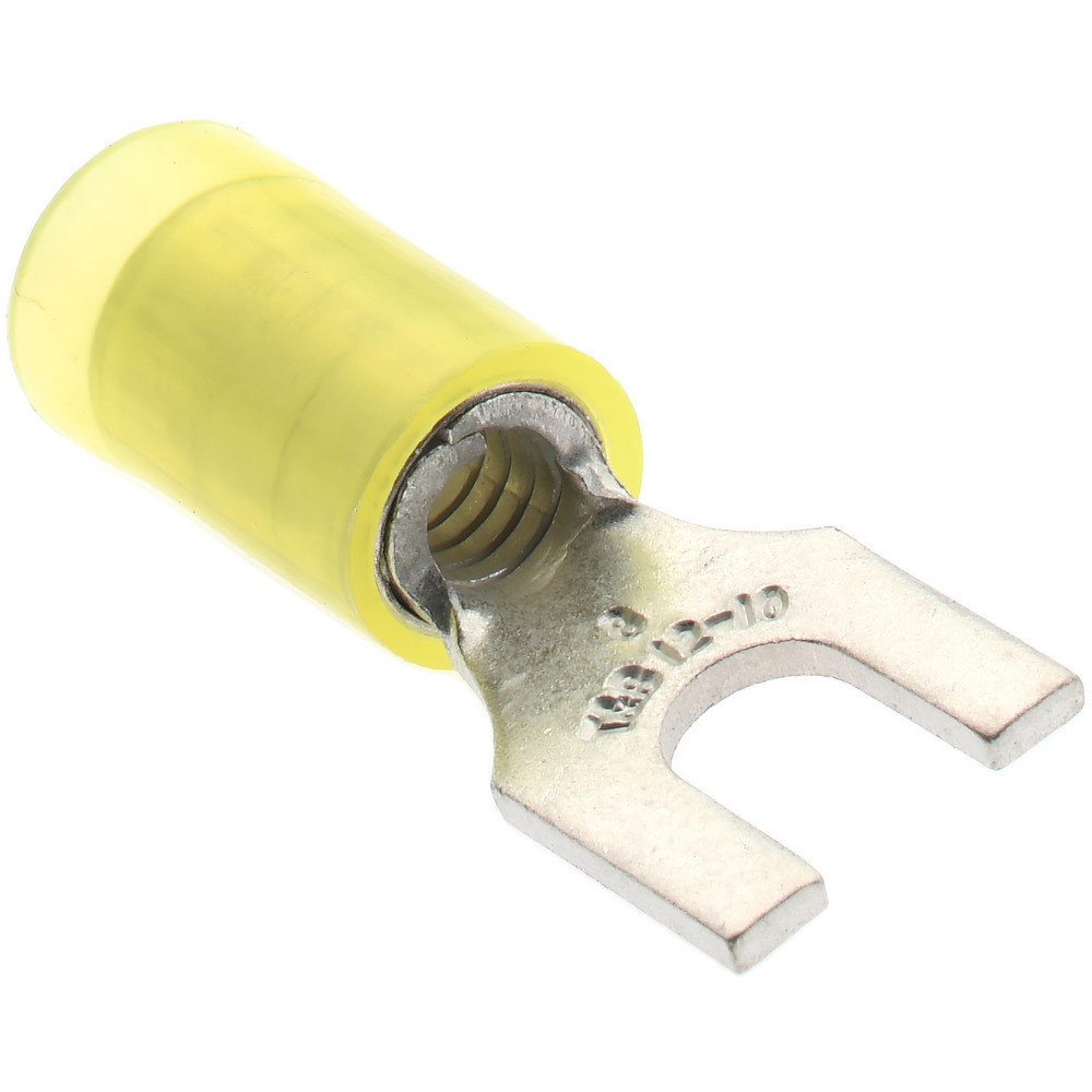 Value Collection - Standard Fork Terminal: Yellow, Nylon, Partially ...