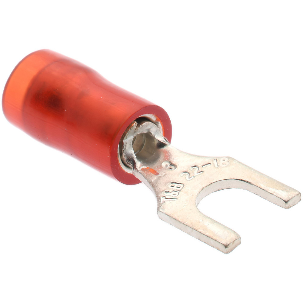 Value Collection - Standard Fork Terminal: Red, Nylon, Partially ...