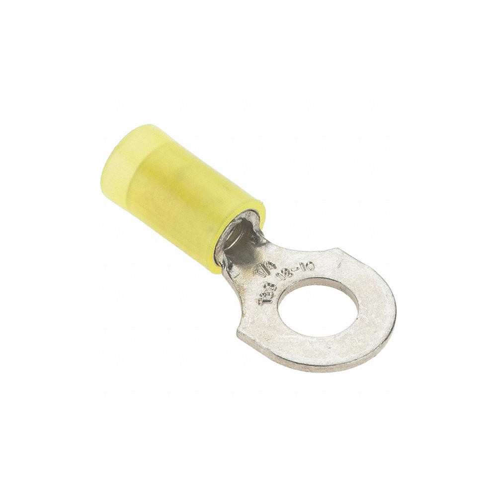 Value Collection - D Shaped Ring Terminal: Partially Insulated, 12 to ...