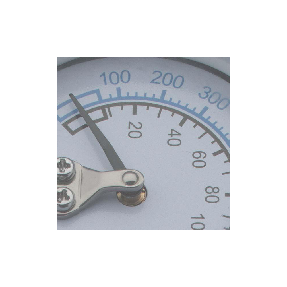 Milton - Pressure Gauge: 2" Dial Dia, 0 to 160 NPT, Rear Flange Mount ...