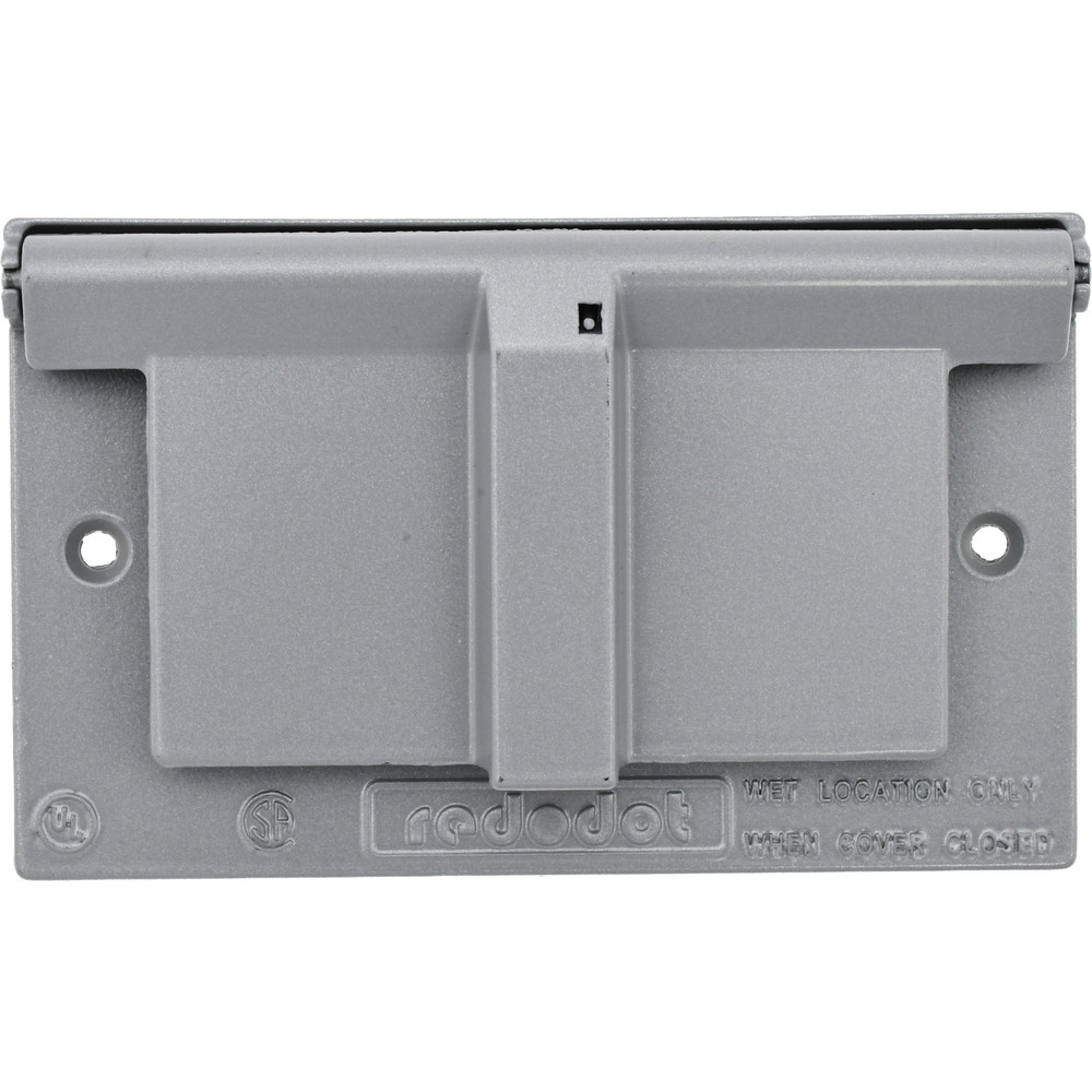 Value Collection - GFCI Receptacle Electrical Box Cover: Stainless ...
