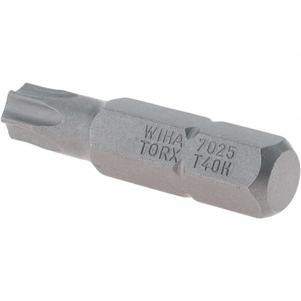 Wiha - 5/16" Drive T40 Tamperproof Torx Screwdriver Bit - 43641539 ...