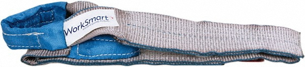 Value Collection - Flat Eye & Eye, Type 3 Web Sling: 4' Long, Polyester ...