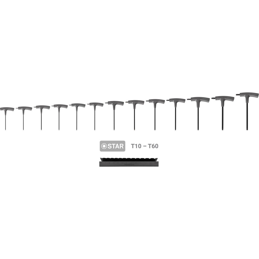Tekton - Torx Key Sets: End Type: Torx; Torx Size: T6, T7, T8, T9, T50 ...