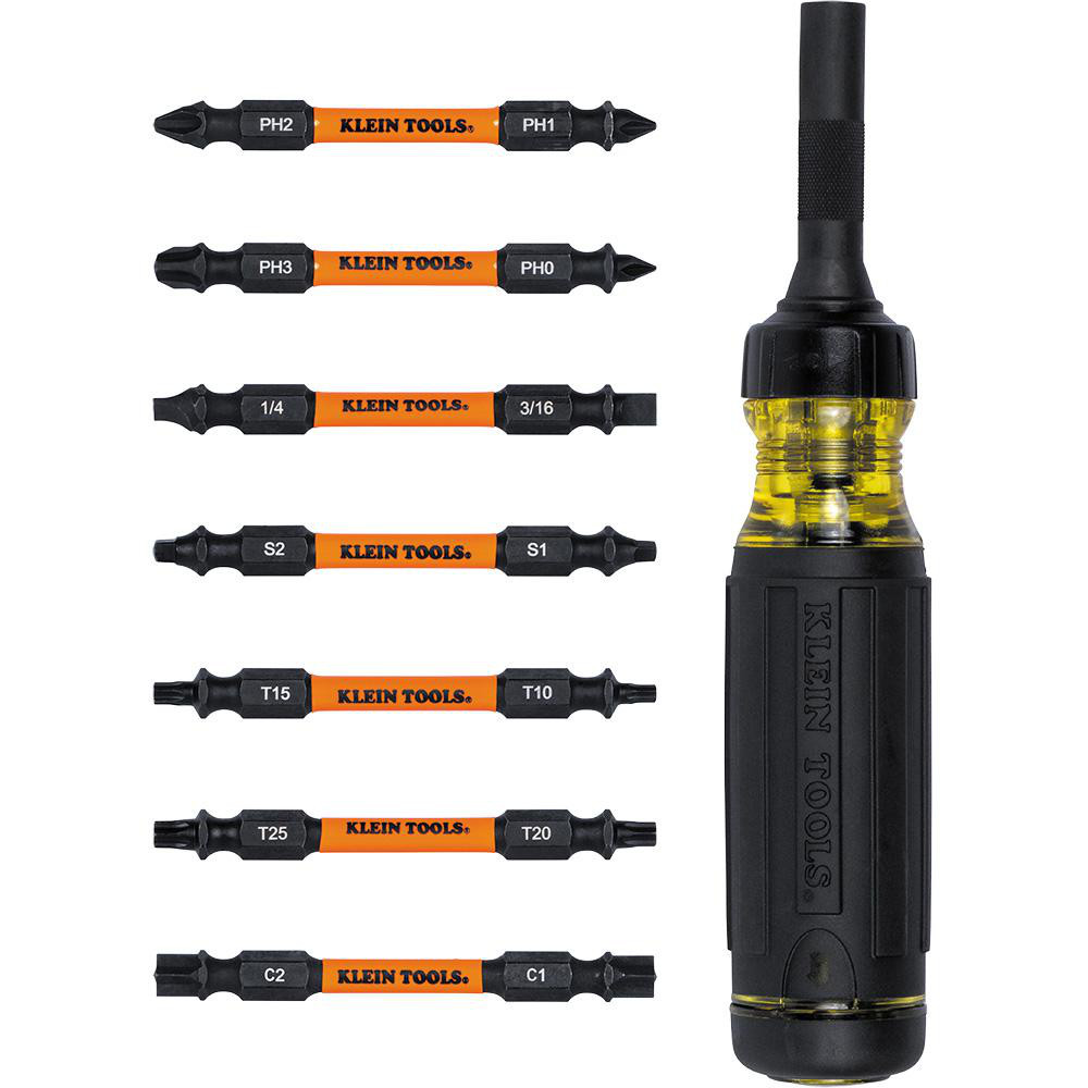 Klein Tools - Bit Screwdrivers: Type: Multi-Bit Ratcheting Screwdriver ...