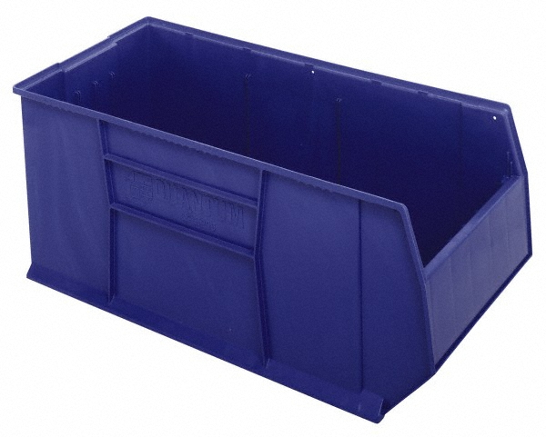 Quantum Storage - Plastic Hopper Stacking Bin: Blue | MSC Direct