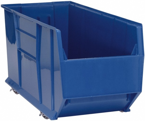 Quantum Storage - Plastic Hopper Stacking Bin: Blue | MSC Direct