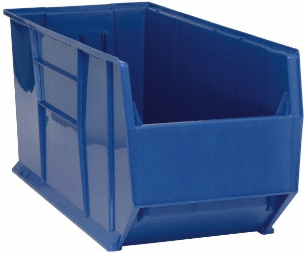 Quantum Storage - Plastic Hopper Stacking Bin: Blue | MSC Direct
