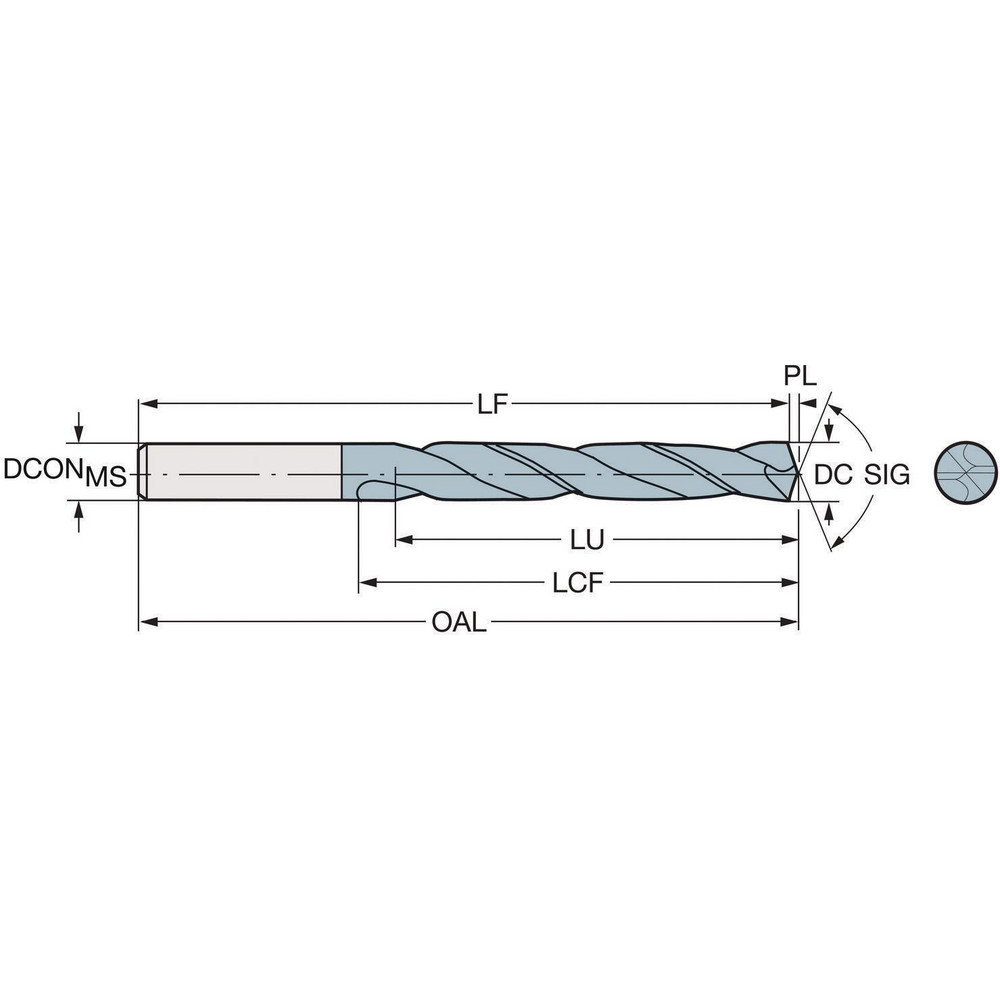 Sandvik Coromant - Screw Machine Length Drill Bits: Drill Bit Size (mm ...