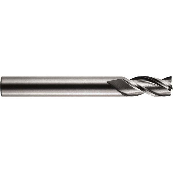 RobbJack - Square End Mill: 10.00 mm Dia, 22.00 mm LOC, 3 Flute, Solid ...