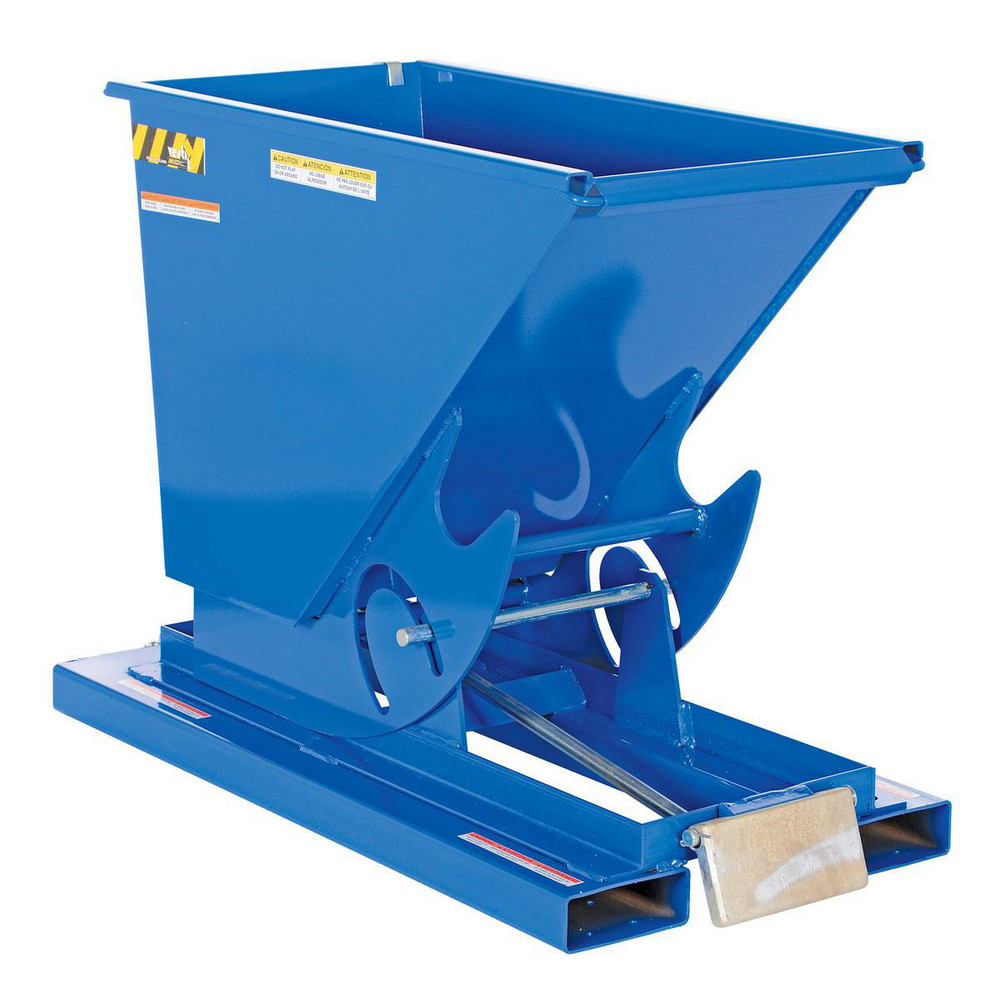 Vestil - Self-Dumping Hopper: 0.25 cu yd, 6000 lb, 51-7/8" Long, 26 ...