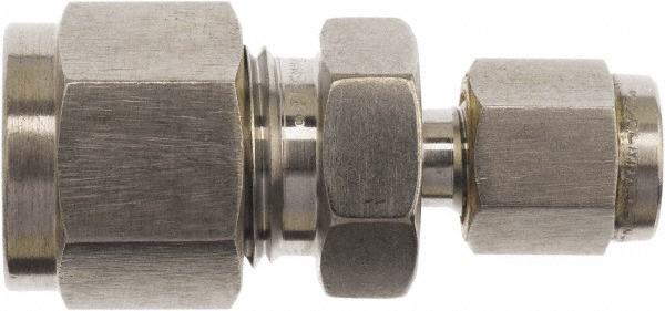 Brennan - Compression Tube Union: 1/2" Tube OD, Compression x ...