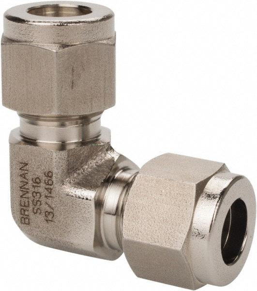 Brennan - Compression Tube Union: 1" Tube OD, Compression x Compression ...