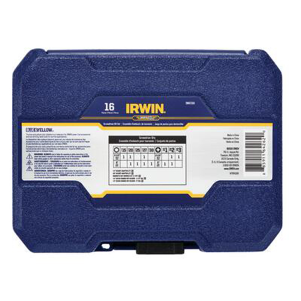 Irwin - Screwdriver Insert Bit Set: | MSC Direct