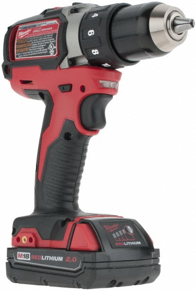 Milwaukee Tool - 18 Volt 1/2" Chuck Pistol Grip Handle Cordless Drill ...