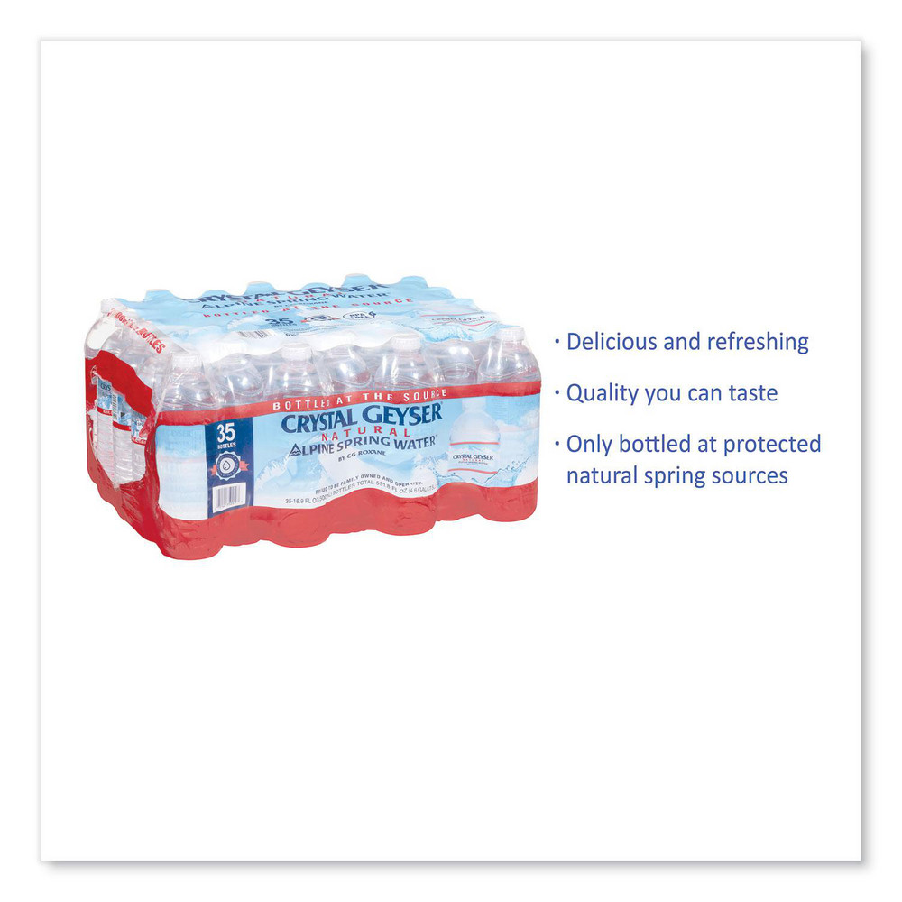 Crystal Geyser - (54) 35-Packs Bottled Water | MSC Direct