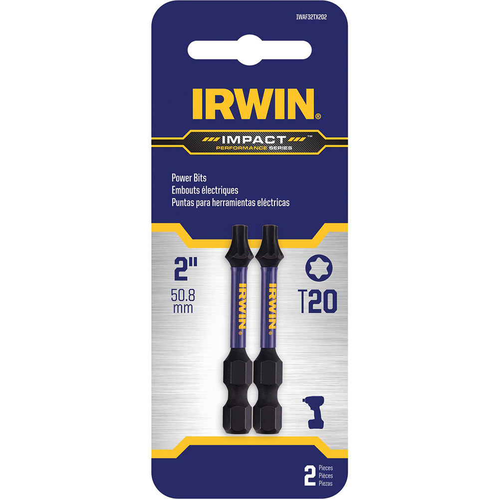 Irwin - Power Screwdriver Bit: Torx® Bit, T20 Torx® | MSC Direct