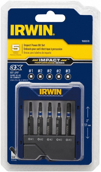 Irwin - Screwdriver Insert Bit Set: | MSC Direct