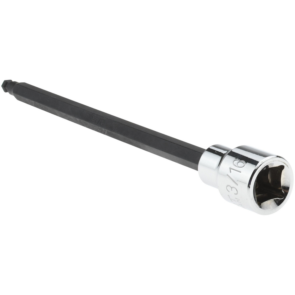 Paramount - Hand Hex Bit Socket: 3/8" Drive, 3/16" Hex | MSC Direct