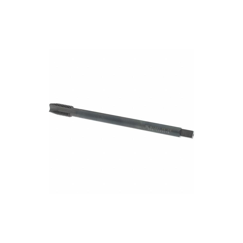 OSG - Extension Tap: M12 x 1.75, 3 Flutes, D6, Oxide Finish, High Speed ...