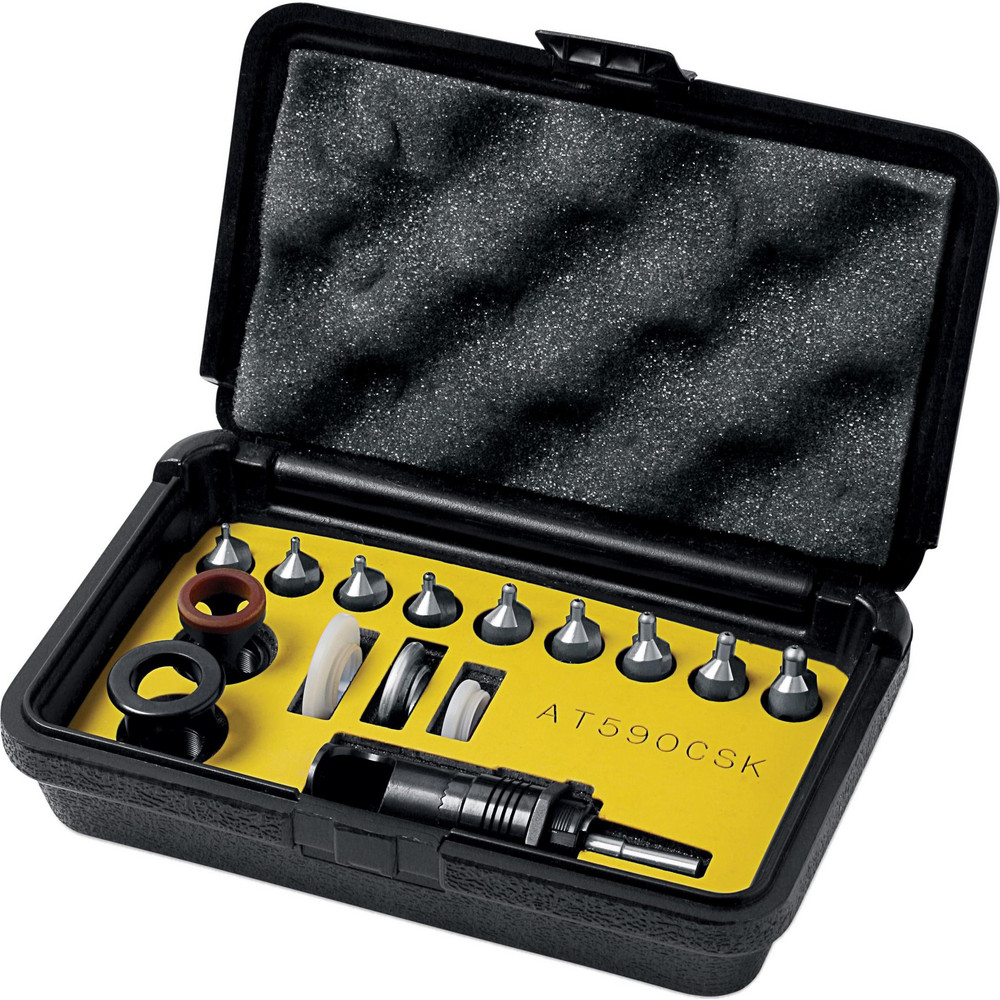 ATI Tools - Countersink Set: 10 Pc, 2 Flute, 100 deg Included Angle ...