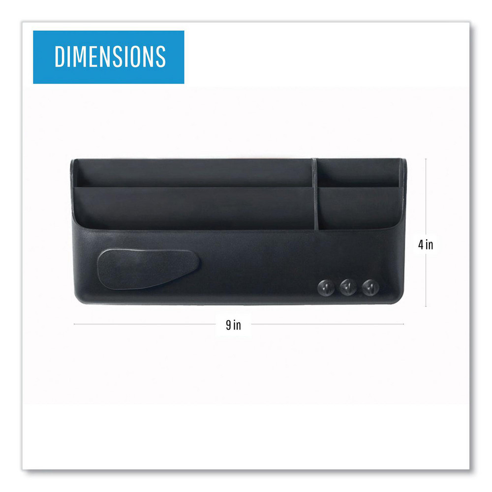 MasterVision - 4 Compartment, 4.33 Inch Wide x 9.45 Inch Deep x 2.17 ...