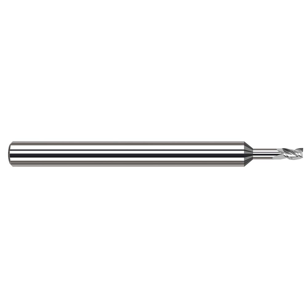Harvey Tool - Square End Mill: 3/16" Dia, 9/32" LOC, 3 Flute, Solid ...