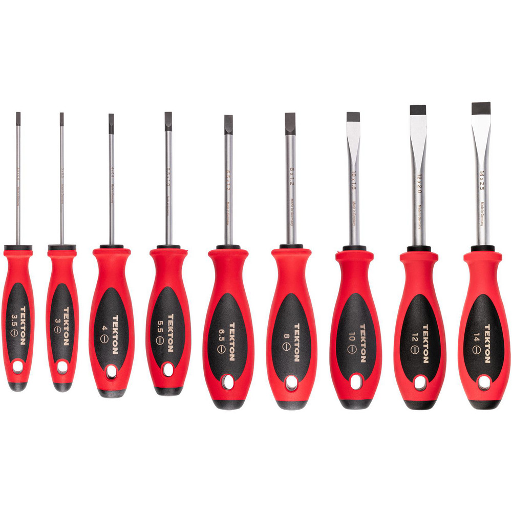 Tekton - Screwdriver Sets: Screwdriver Types Included: Slotted ...