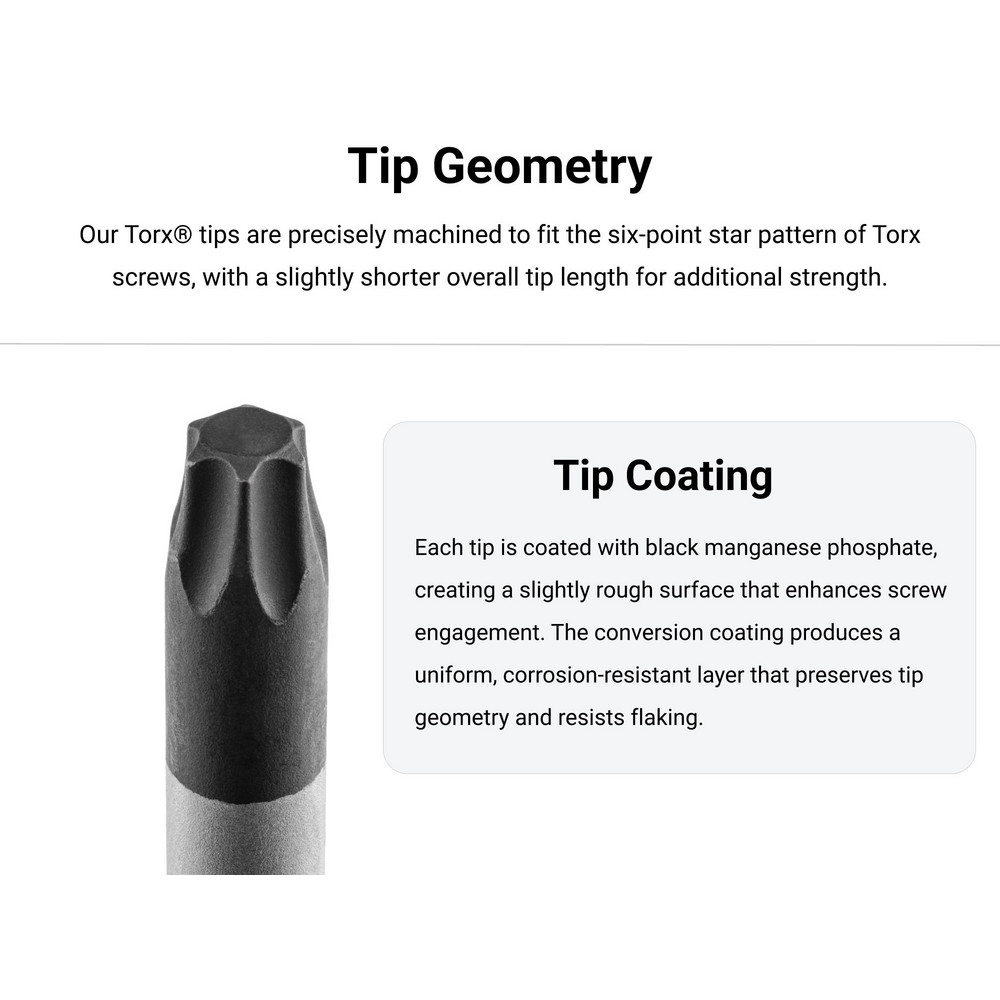 Tekton - Torx Driver Sets: Torx Size: T30, T40, T6, T10, T7, T20, T8 ...