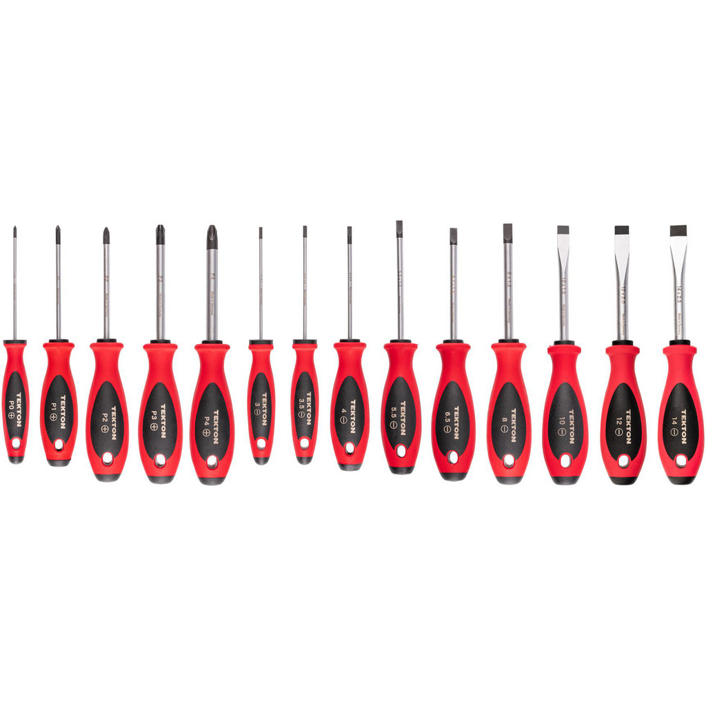 Tekton - Screwdriver Sets: Screwdriver Types Included: Slotted ...