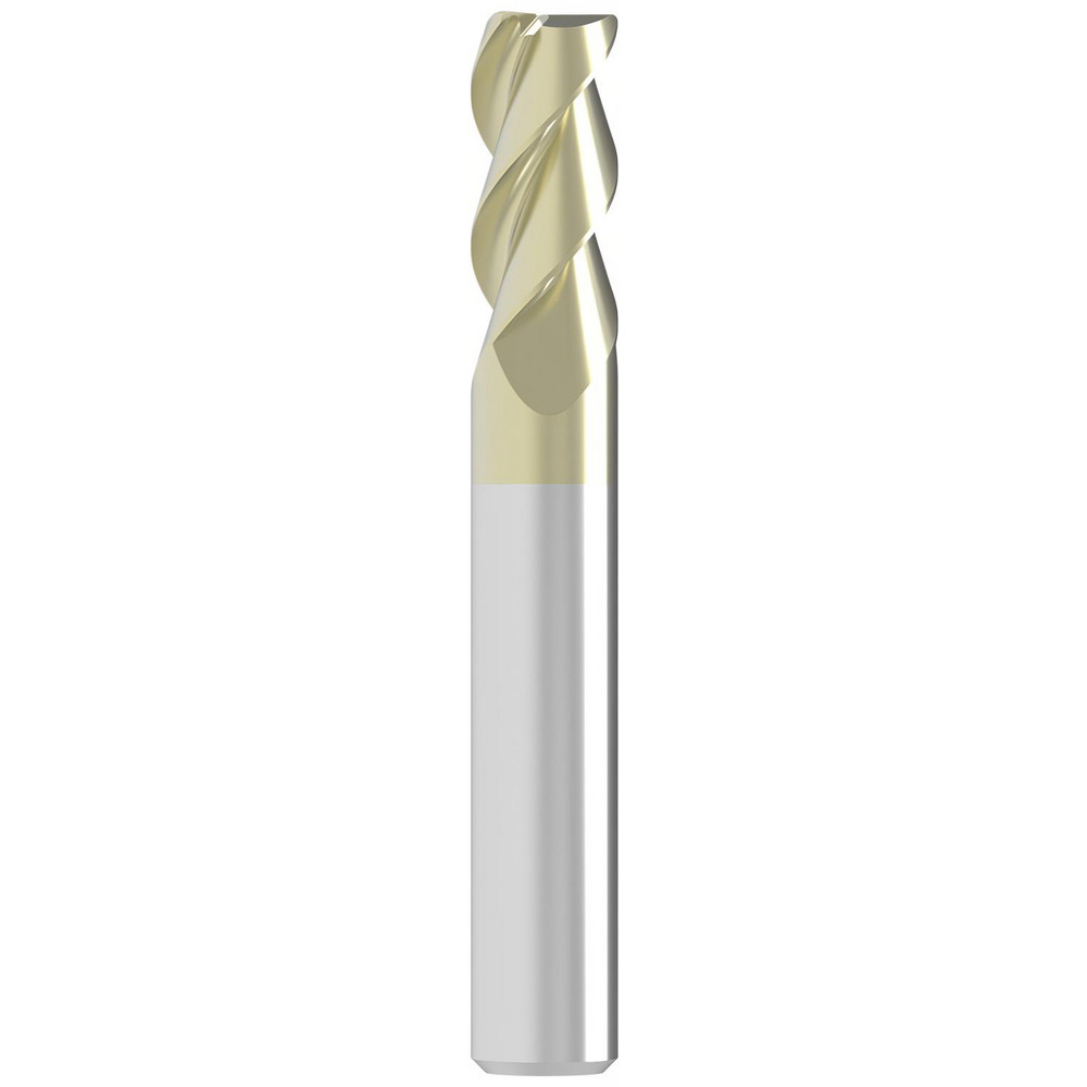 Ceratizit - Corner Radius End Mill: 1" Dia, 3-3/8" LOC, 0.0300" Radius ...