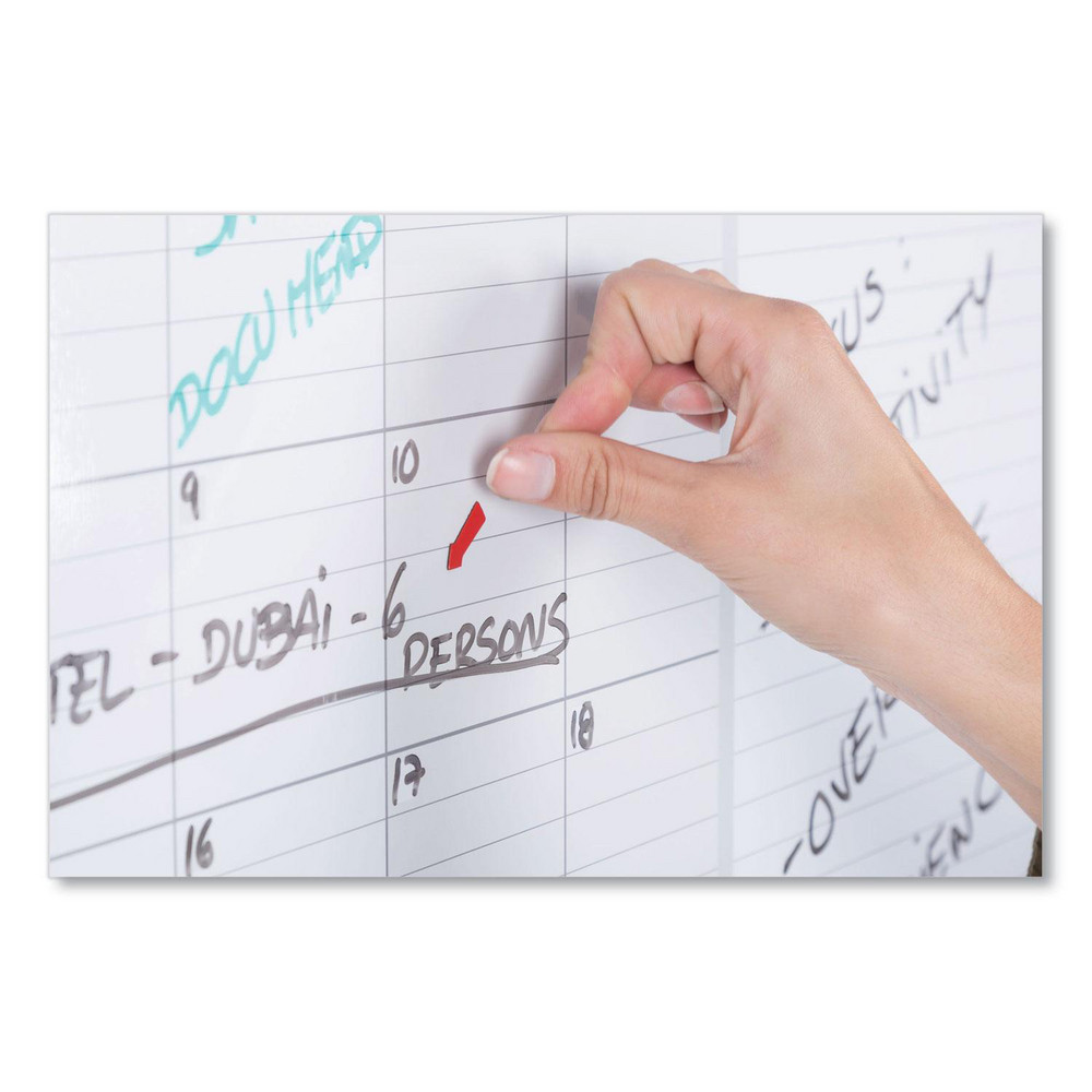 MasterVision - 24" High x 36" Wide Painted Metal Magnetic Dry Erase ...