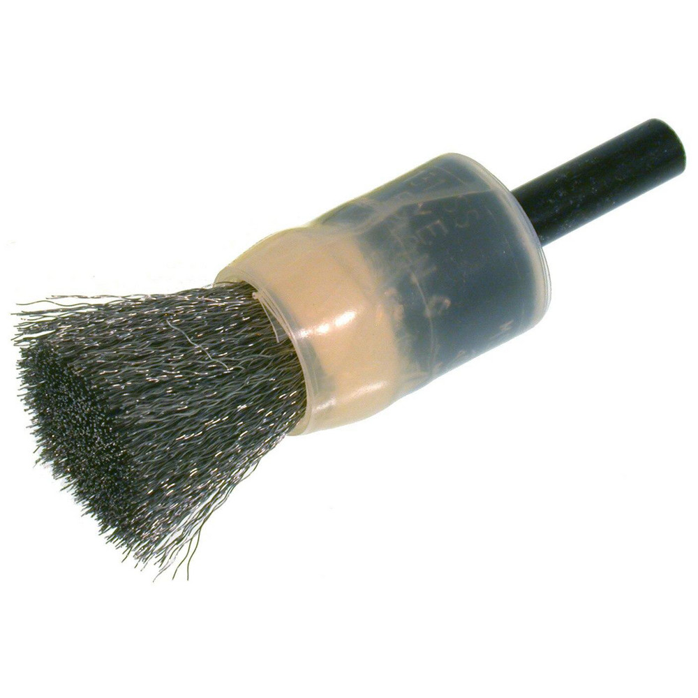 Osborn - End Brushes: 1" Dia, Steel, Crimped Wire | MSC Direct