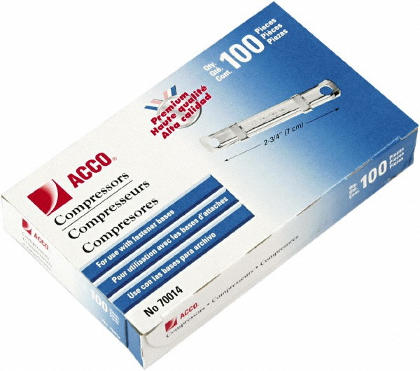 ACCO - Pack of 100 Paper File Fasteners | MSC Direct