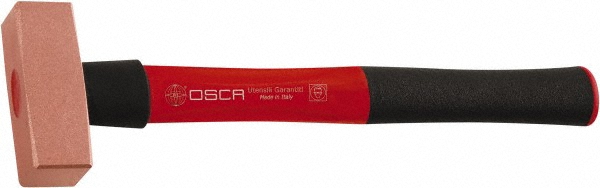Osca - Dead Blow Hammer: 18 oz Head, 1" Face Dia, Copper Head | MSC Direct