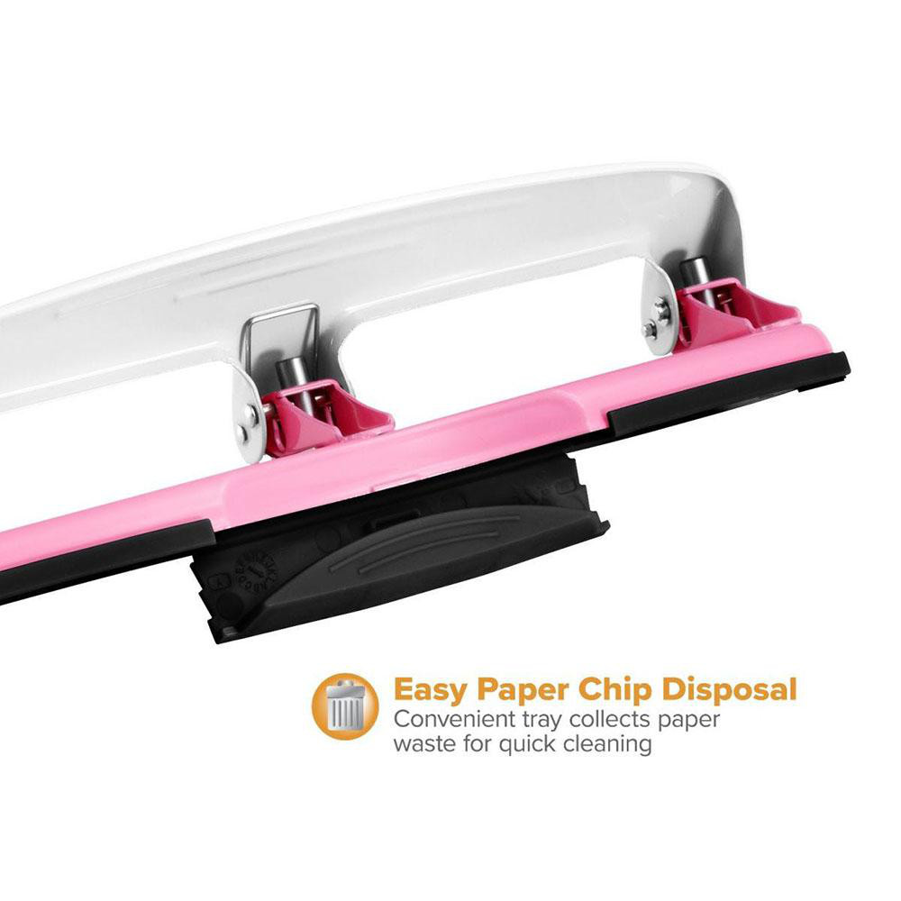PaperPro - PaperPro® 12-Sheet Capacity ProPunch Pink Ribbon Compact 3 ...