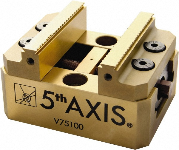 5th Axis - Modular Self-Centering Vise: 3'' Jaw Width, 1.5'' Max Jaw ...